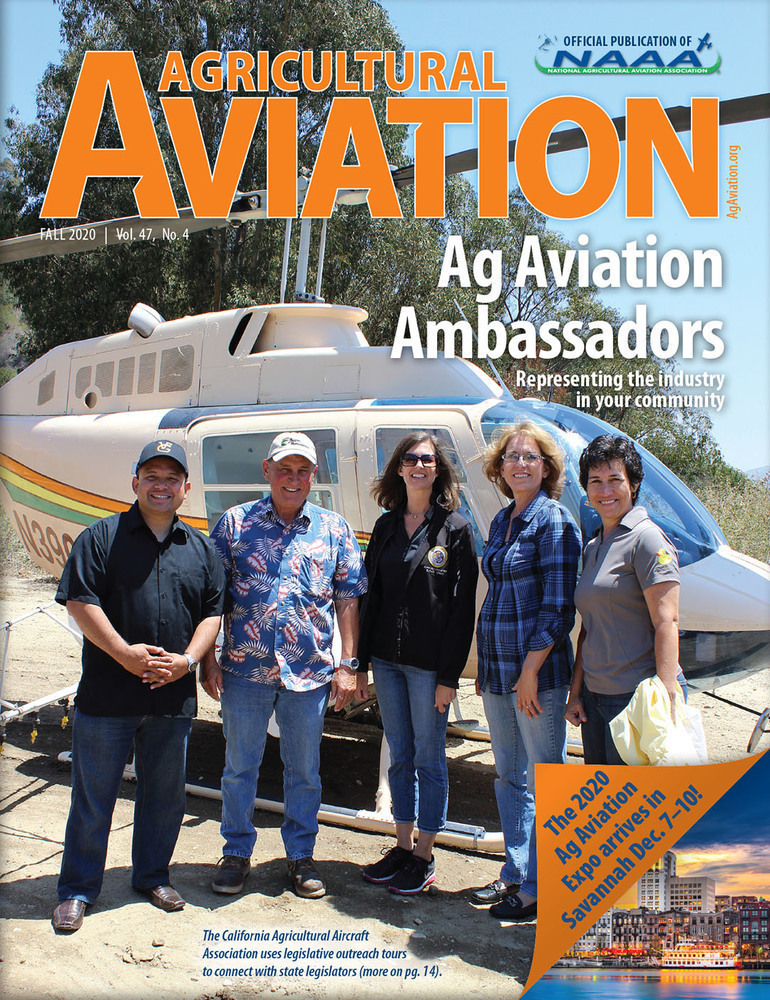 Agricultural Aviation - Fall 2020 Cover
