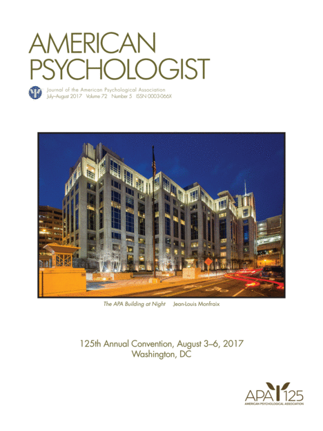 American Psychologist - Cover