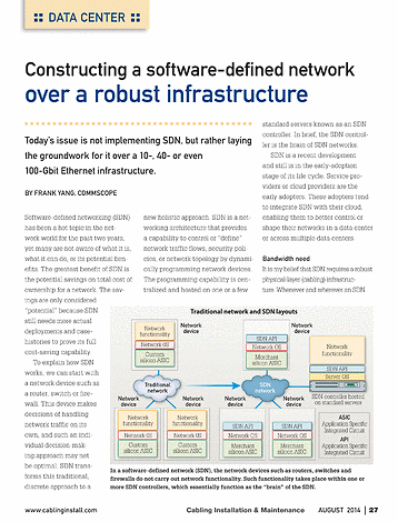 Cabling Installation & Maintenance - August 2014