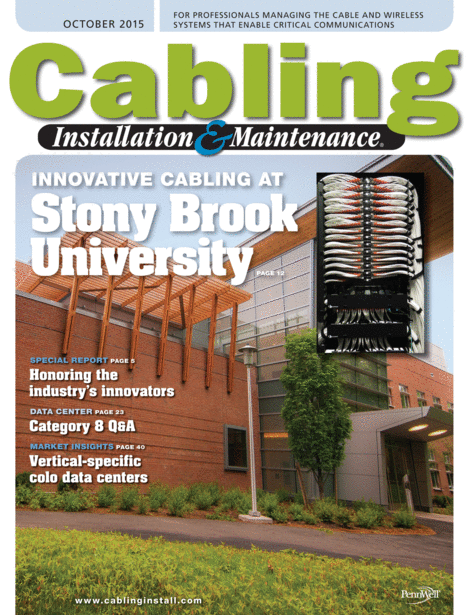 Cabling Installation & Maintenance - Issue Library Cabling Installation & Maintenance - Issue Library