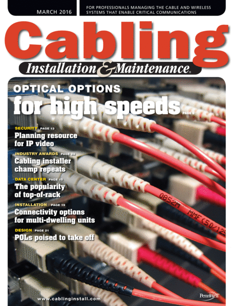 Cabling Installation & Maintenance - Issue Library