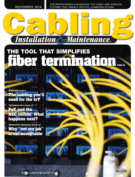Cabling Installation & Maintenance - Issue Library
