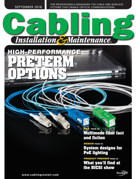 Cabling Installation & Maintenance - Issue Library