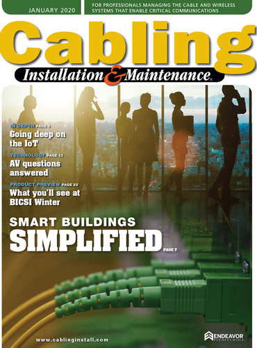 Cabling Installation & Maintenance - January 2020 Cover