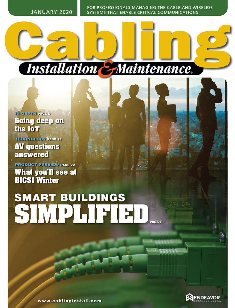 Cabling Installation & Maintenance - January 2020 Cover