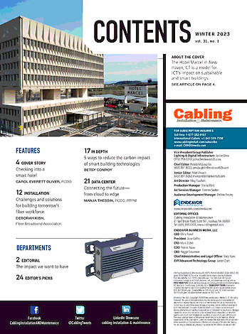 Cabling Installation & Maintenance - January 2023