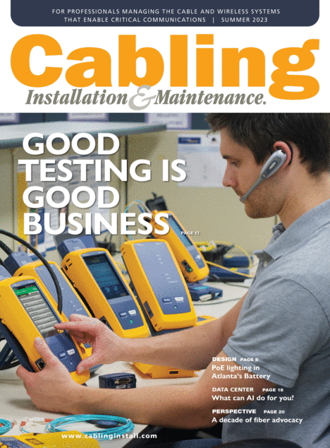 Cabling Installation & Maintenance - Issue Library