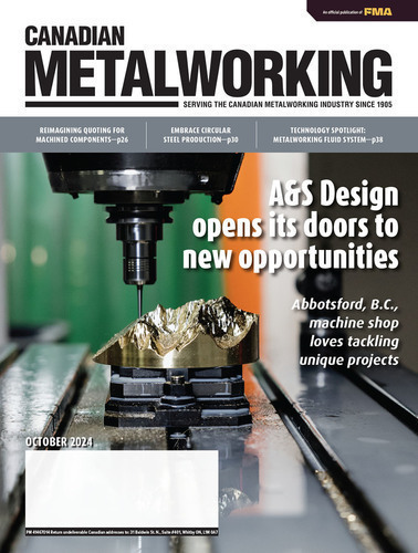 Canadian Metalworking - October 2024 Cover