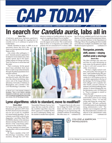 CAP TODAY - Issue Library
