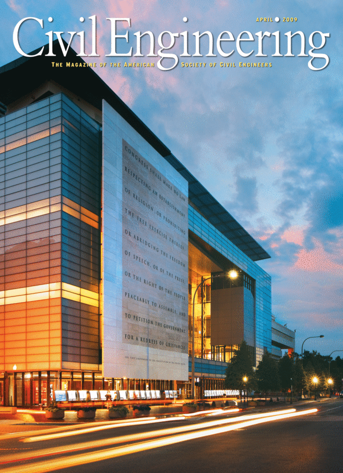 Civil Engineering - April 2009 Cover