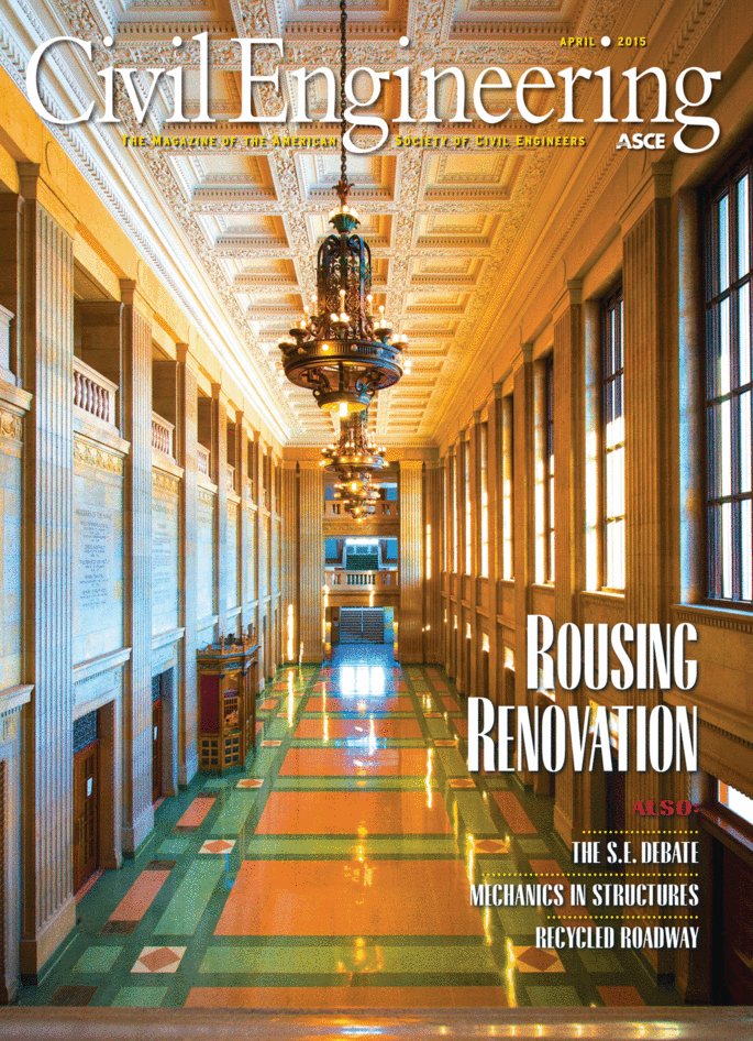 Civil Engineering - April 2015 Cover