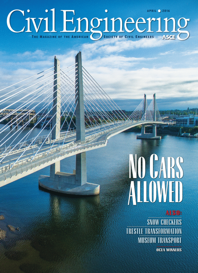 Civil Engineering - April 2016 Cover