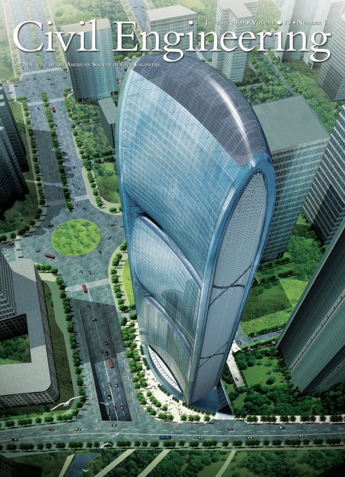 Civil Engineering - January 2009 Cover