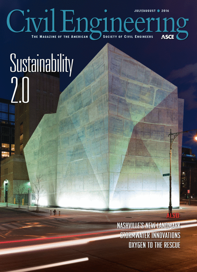 Civil Engineering - July/August 2016 Cover
