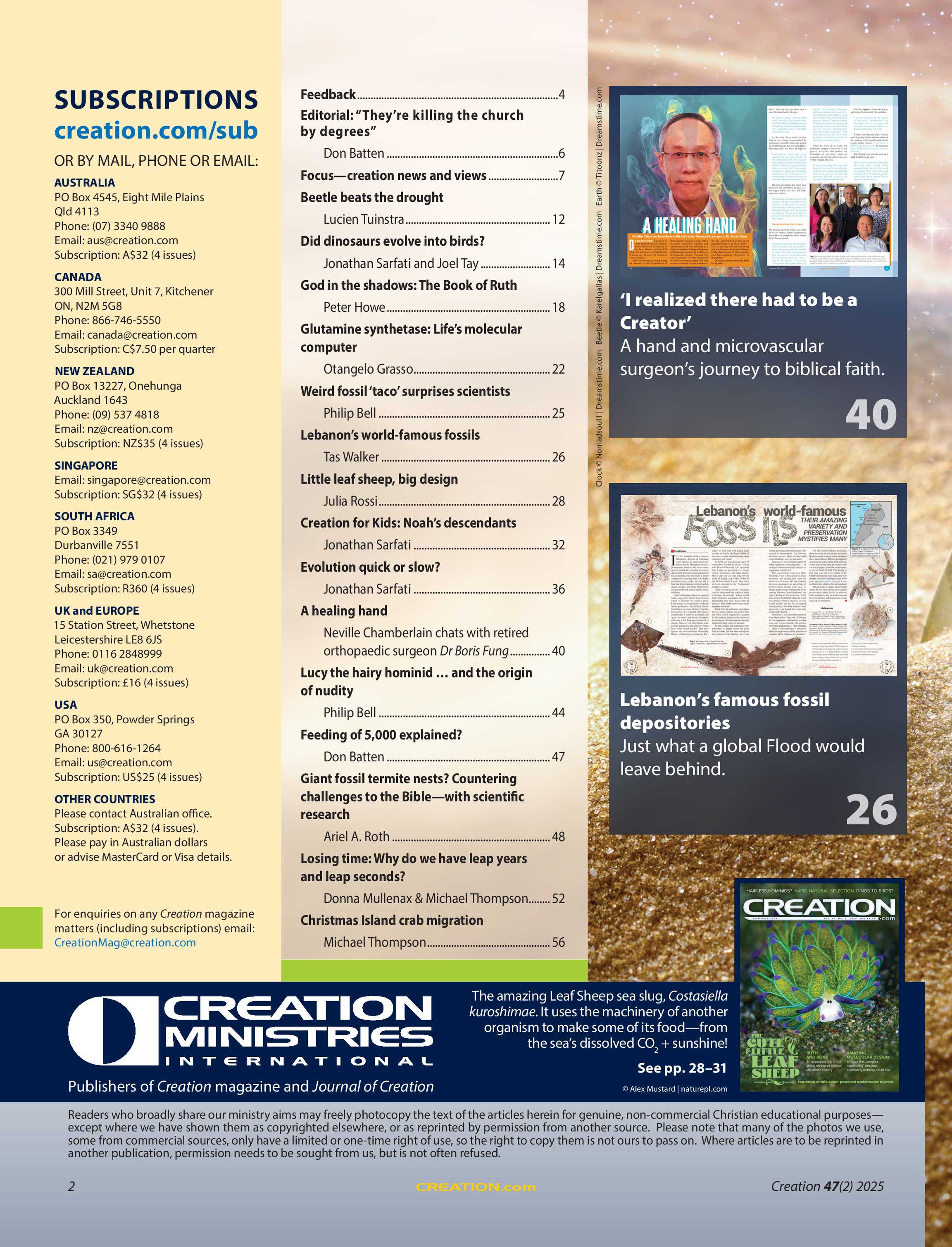 Creation - 2025 Volume 47 Issue 2