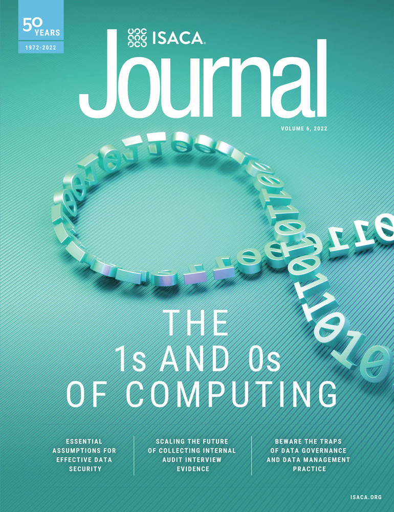 ISACA Journal - 2022 Volume 6 Cover