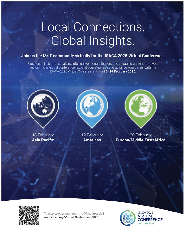ISACA Journal - 2025 Volume 1 ISACA 2025 Virtual Conference