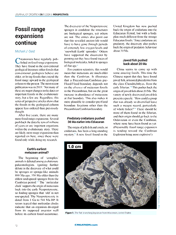 Journal of Creation - 2024 Volume 38 Issue 1