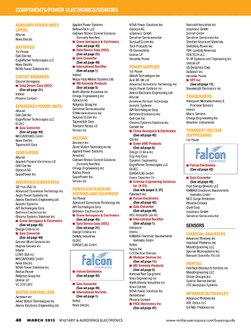 Military & Aerospace Electronics - March 2015
