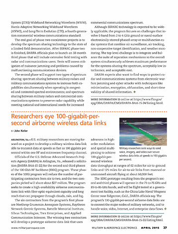 Military & Aerospace Electronics - April 2015