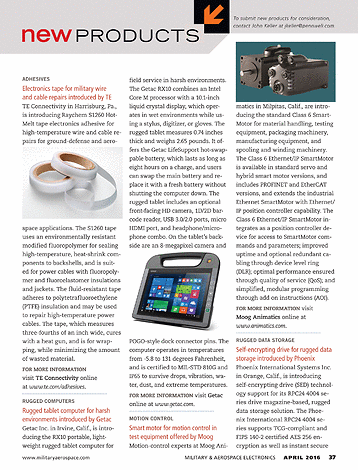 Military & Aerospace Electronics - April 2016