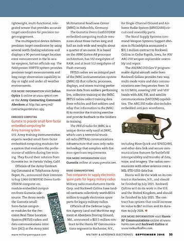 Military & Aerospace Electronics - September 2016