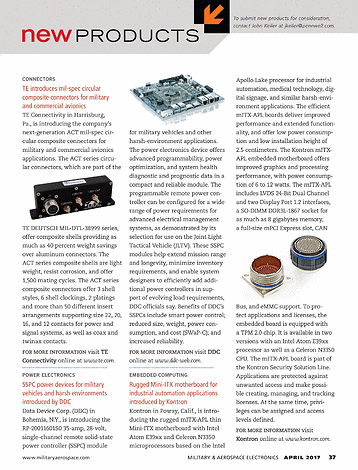 Military & Aerospace Electronics - April 2017