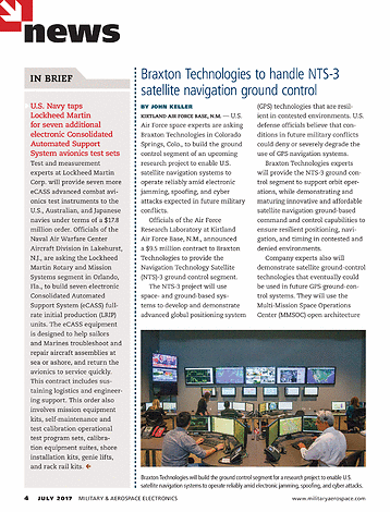 Military & Aerospace Electronics - July 2017