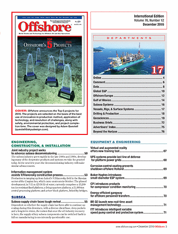 Offshore Magazine - December 2016