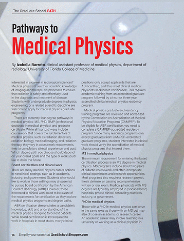Physics Today - GradSchoolShopper Magazine 2022