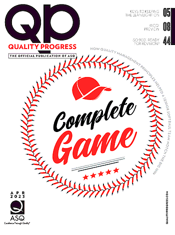 Quality Progress - April 2023