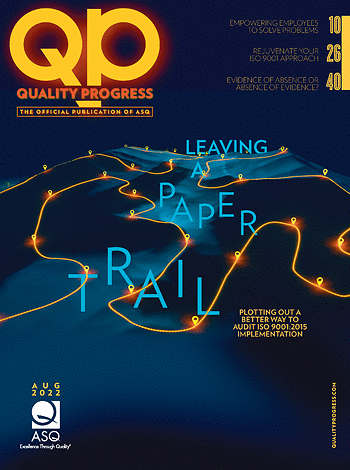 Quality Progress - August 2022