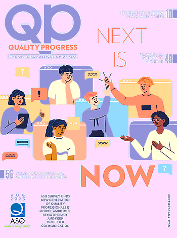 Quality Progress - August 2023