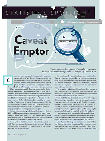 Quality Progress - August 2024