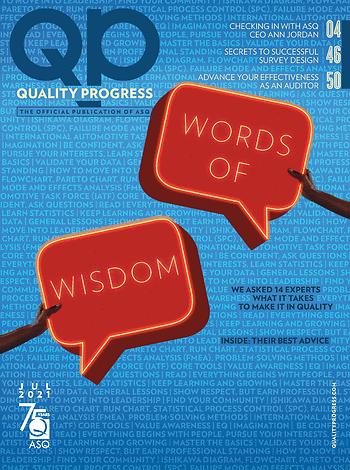 Quality Progress - July 2021