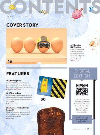 Quality Progress - July 2022