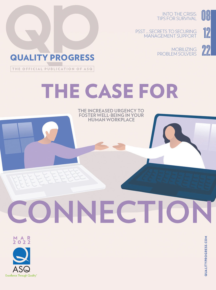 Quality Progress - March 2022 Cover