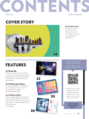 Quality Progress - March 2025