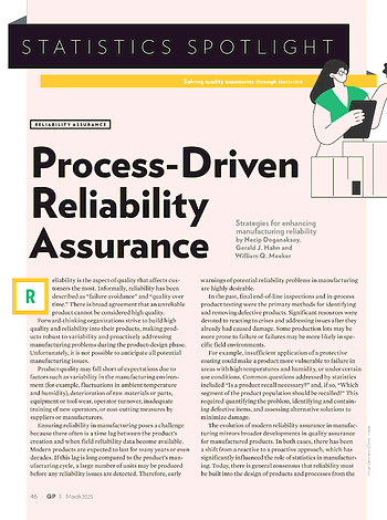 Quality Progress - March 2025