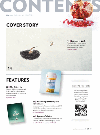 Quality Progress - May 2021