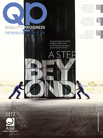 Quality Progress - September 2022