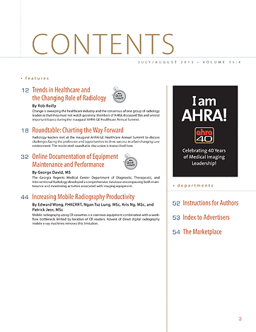 Radiology Management - July/August 2013