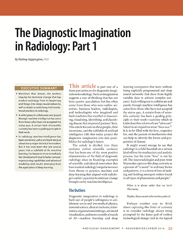 Radiology Management - November/December 2016
