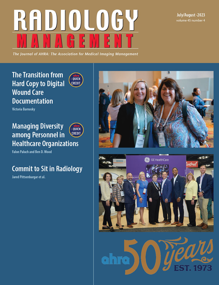 Radiology Management - July/August 2023 Cover
