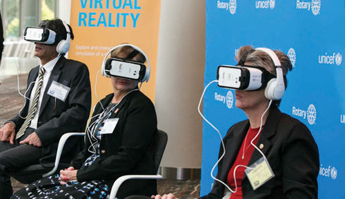 The Rotarian - April 2017 Virtual reality brings new dimension to polio fight