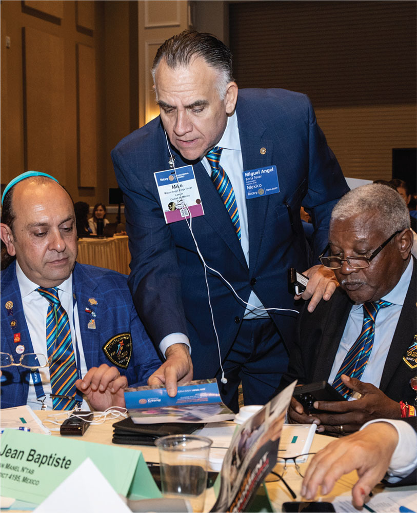 Rotary - July 2024 The Rotary Foundation Trustees 2024-25