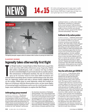 Science Magazine - April 23, 2021