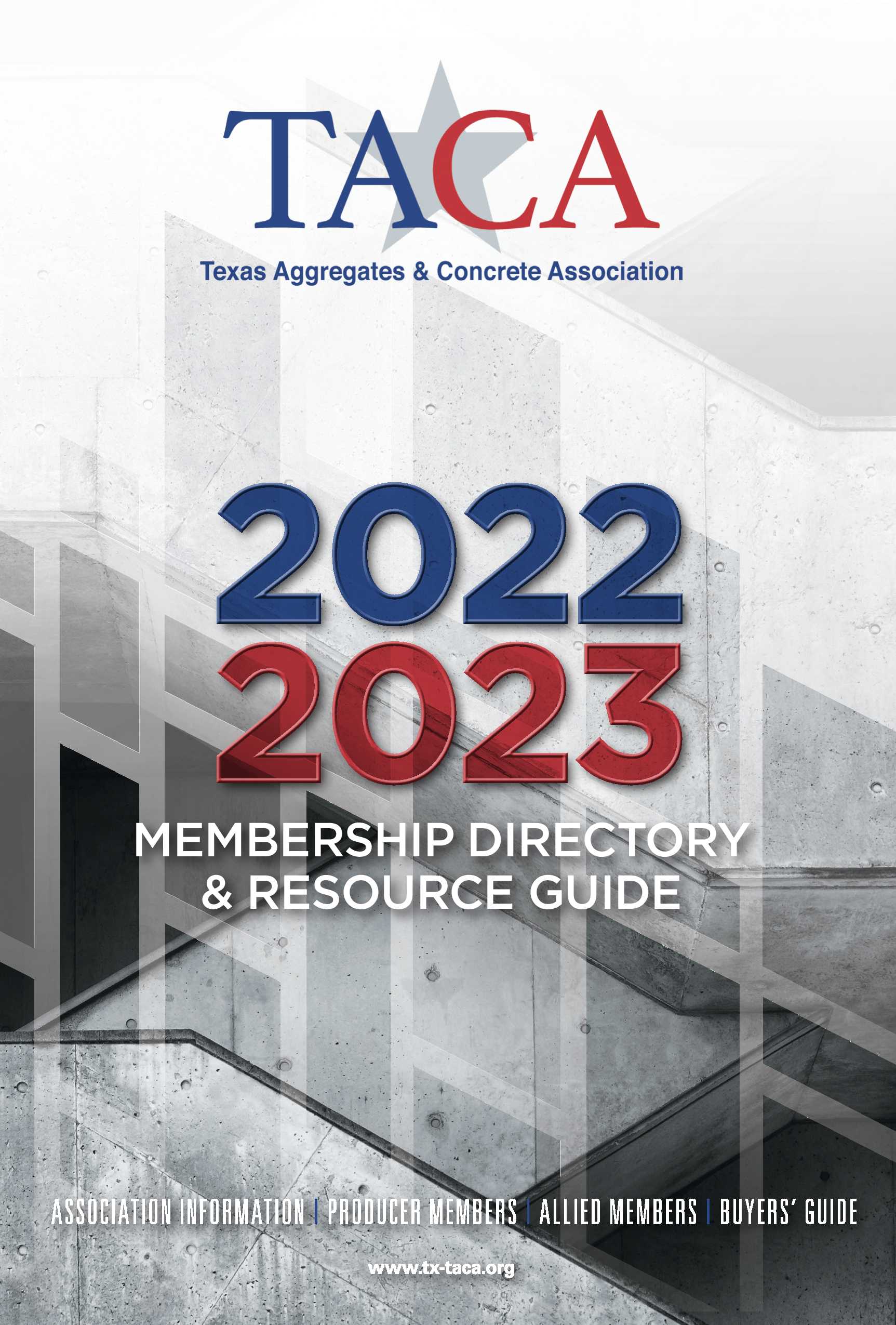 Texas Aggregates and Concrete Association (TACR) - 2022-2023 Membership ...