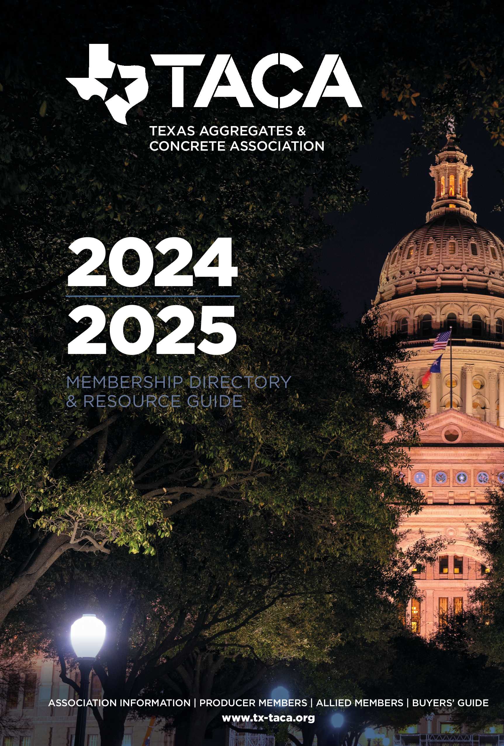 Texas Aggregates and Concrete Association (TACR) - 2024-2025 Membership ...