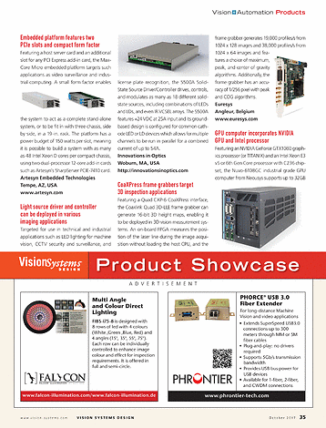 Vision Systems - October 2017